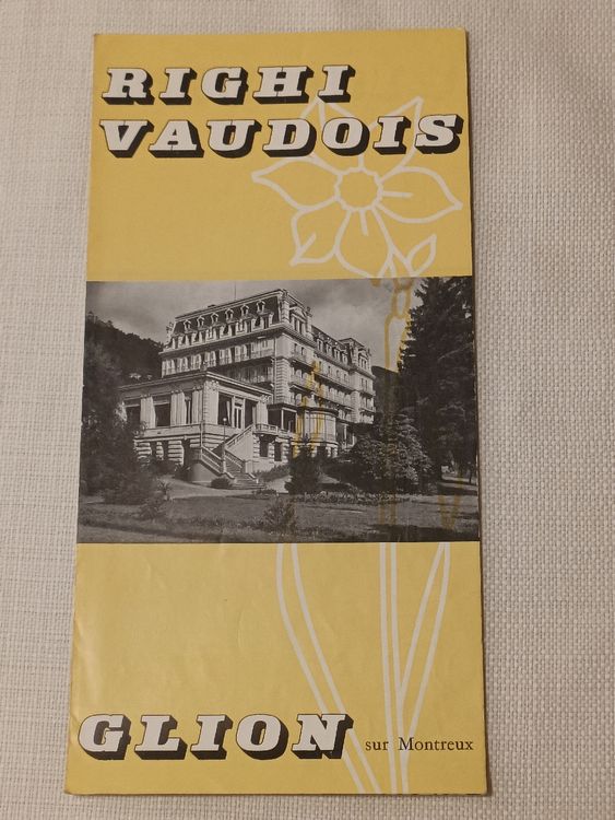 Alter Prospekt / Hotel Righi Vaudois Glion sur Montreux (Gebraucht) in ...