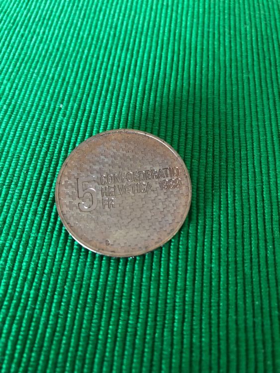 5 Fr. Gedenkmünze General Henri Guisan 1989 | Kaufen auf Ricardo