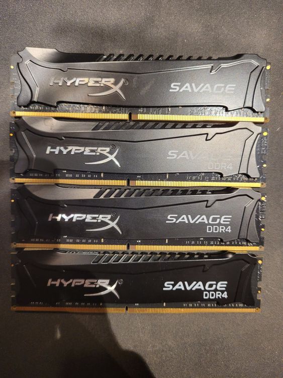 HyperX Savage 32GB (4x8) 2400MHZ DDR4 Ram (Gebraucht) in für CHF 45 ...
