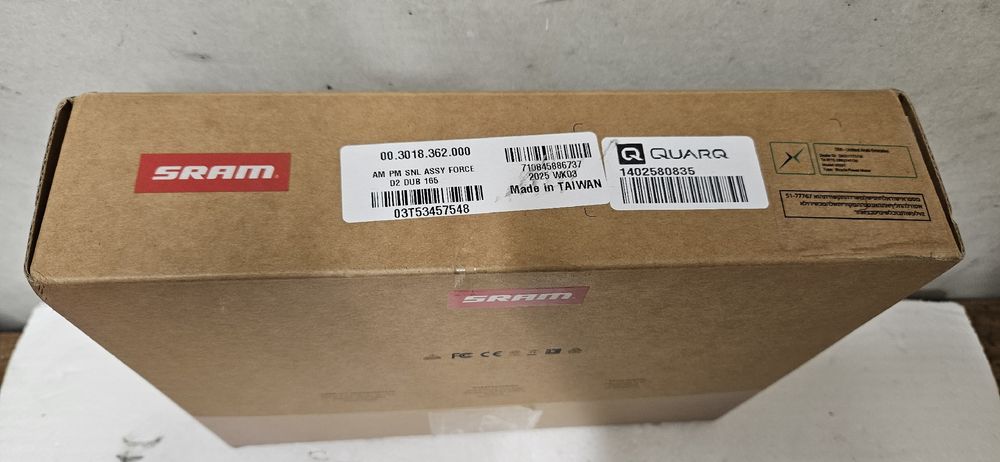 SRAM Force D2 Power Meter spindle 165mm New in Box! (Neu und ...