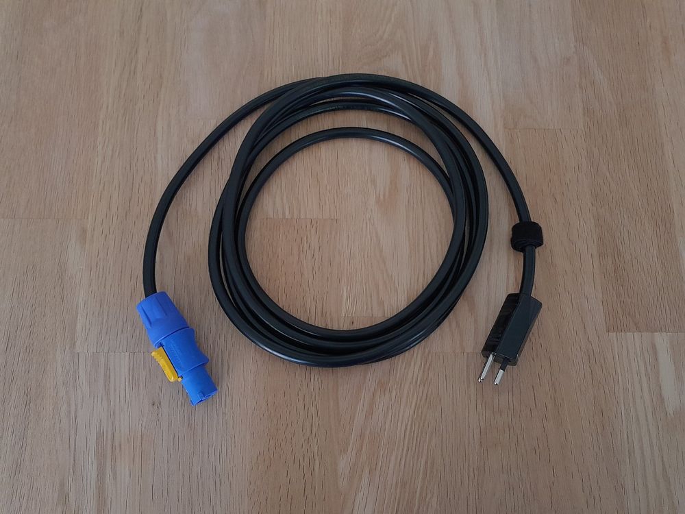 Stromkabel mit Neutrik Power Twist Stecker 3m (Gebraucht) in Rotkreuz ...