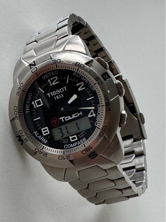 Tissot T-Touch Titanium Saphirglas Herrenuhr Multifunktion | Kaufen auf Ricardo