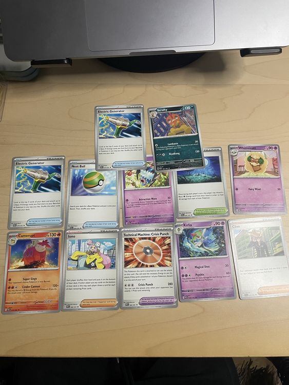 Lot de 12 Cartes Pokémon uncommun version PAF en Anglais (Neu (gemäss ...