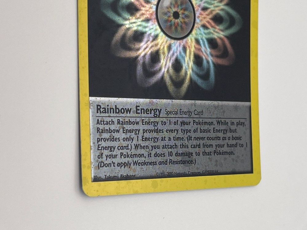 Rainbow Energy Holo Pokémon WotC League Promo 2002 (Neu (gemäss ...