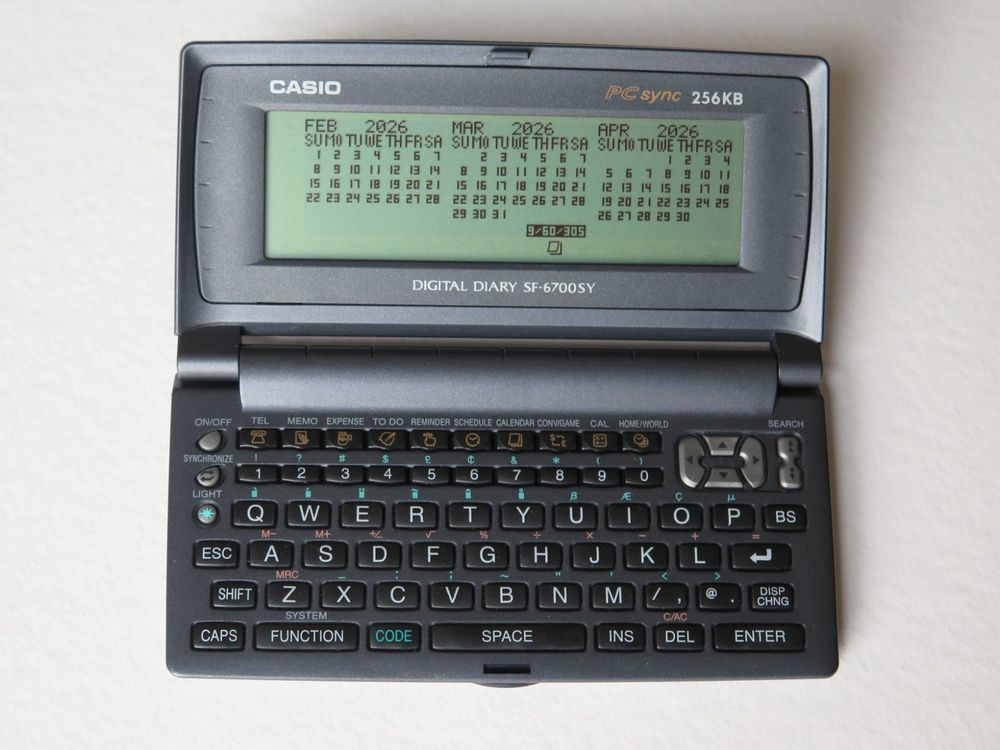 Casio Digital Diary SF-6700SY - Retro Organizer (Gebraucht) in Buchs AG ...