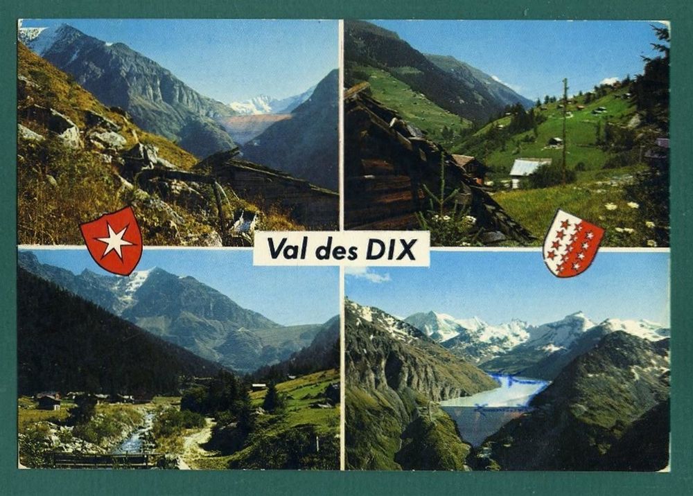 Val des DIX, 4-Bilderkarte,1972 (Gebraucht) in Sargans für CHF 1 – mit Lieferung auf Ricardo kaufen