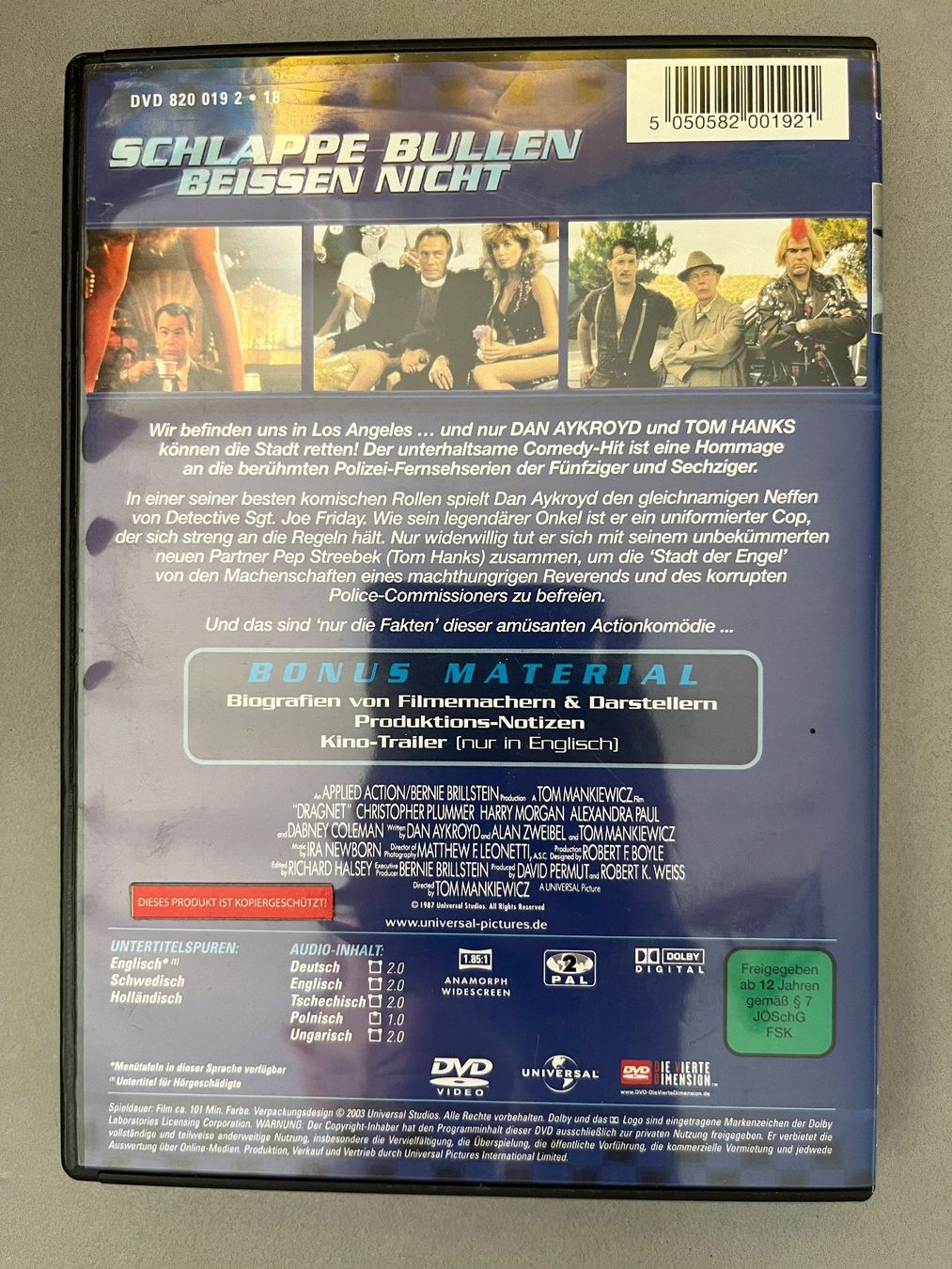 Schlappe Bullen Beissen Nicht (2003) DVD 📀 - Tom Hanks (Neu (gemäss ...