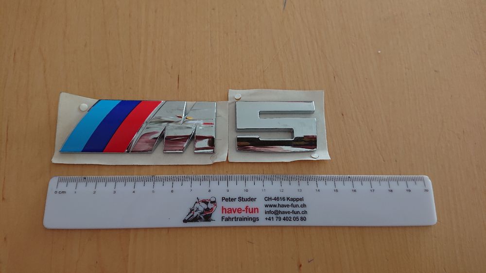 BMW M5,E39, Emblem/Logo,hinten,M:51142694404 5: 51142693189 | Kaufen ...