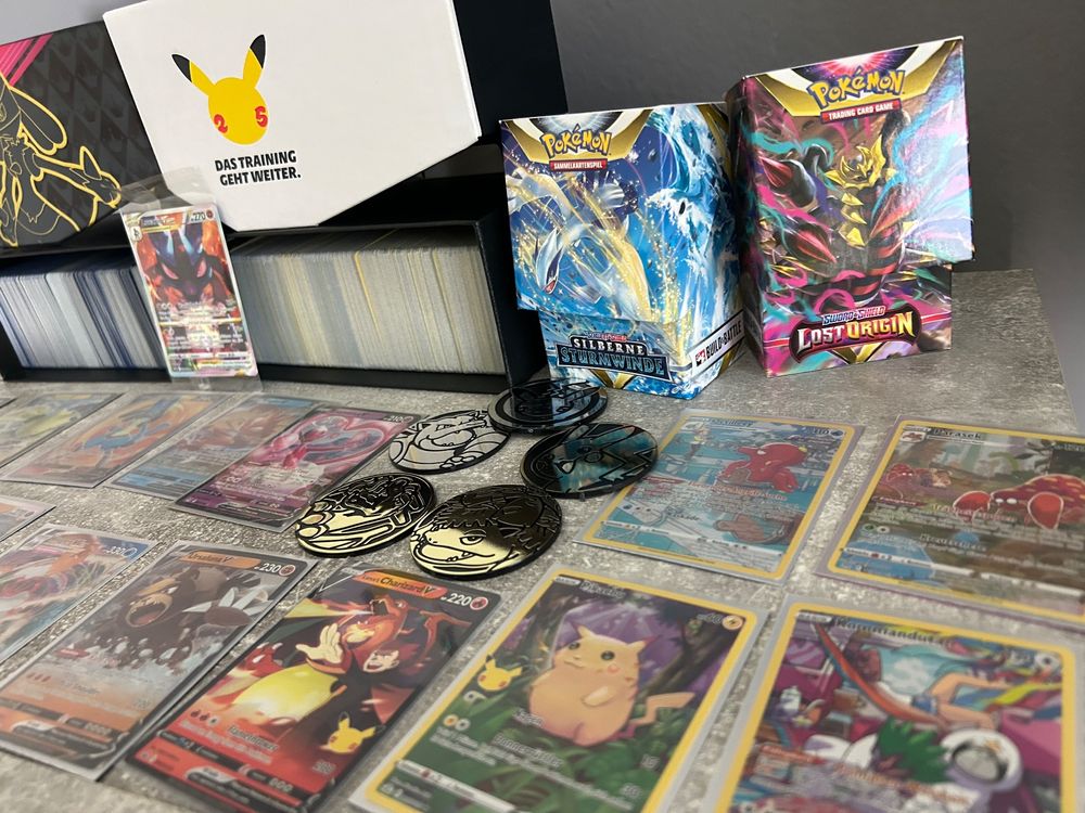 Deutsche XXL Karten Sammlung über 1000 Karten / VMAX & VSTAR (Neu ...