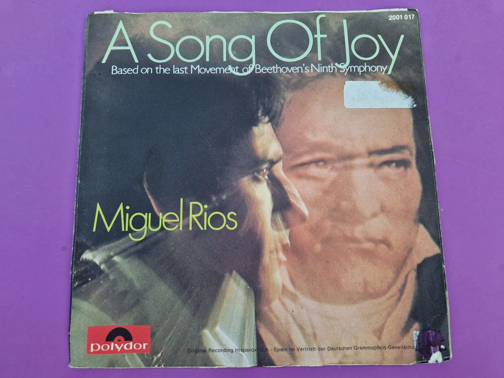 7'' Miguel Rios - A Song Of Joy (Gebraucht) in Burg AG für CHF 2 – mit Lieferung auf Ricardo kaufen