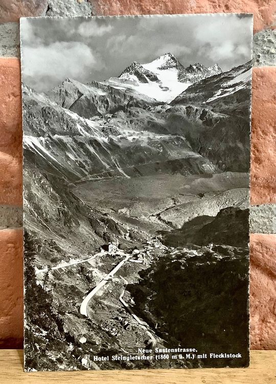 Alte Foto AK - NEUE SUSTENSTRASSE mit Hotel Steingletscher (Gebraucht) in Root für CHF 1 – mit ...