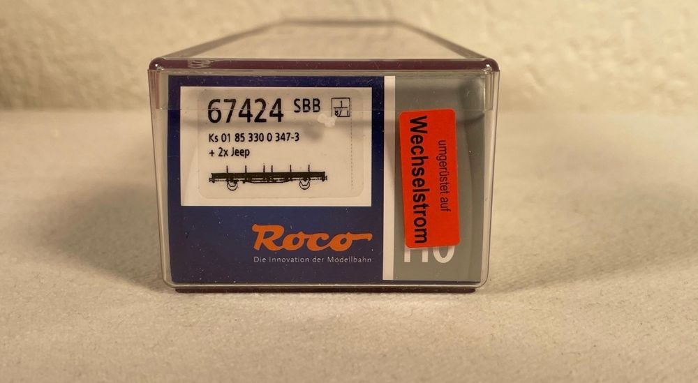 Roco 67484 - SBB Ks wagon à ranchers avec deux armées Jeep | Kaufen auf ...