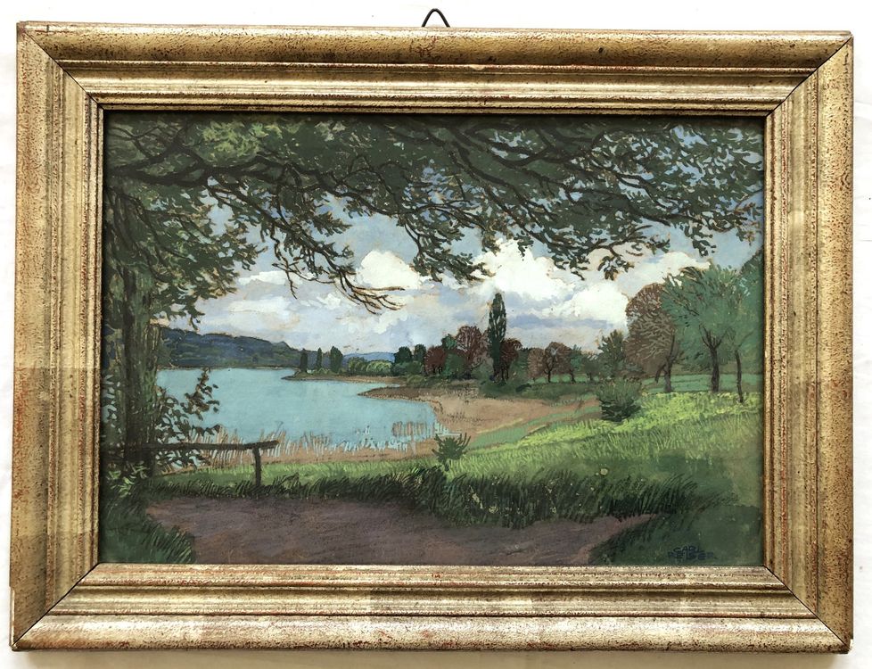 Carl Reiser (1877-1950) - Gemälde - Seelandschaft (Gebraucht) in ...
