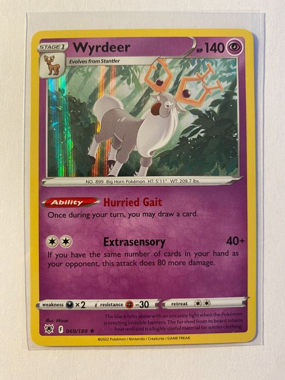 Pokemon Wyrdeer 069/189 Holo Astral Radiance EN | Kaufen auf Ricardo