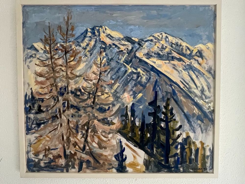 Heini Waser "Parpaner Rothorn" 1991 (Gebraucht) in Zollikerberg für CHF ...