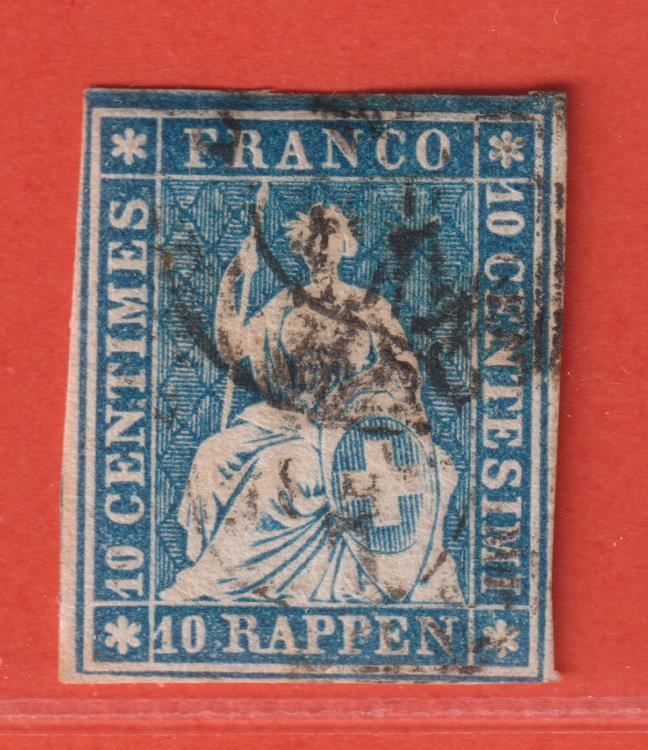 Strubel 23G/23B4 vollrandig, Kat. 40 (Antik) in Sarmenstorf für CHF 5 – mit Lieferung auf ...