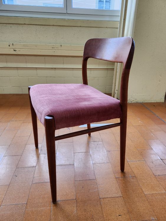 Dänische Stühle Modell 75 aus Teak von Niels O. Møller (Gebraucht) in ...