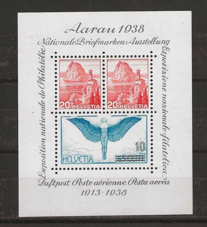 1938 : Aarau Block W11 ** | Kaufen auf Ricardo