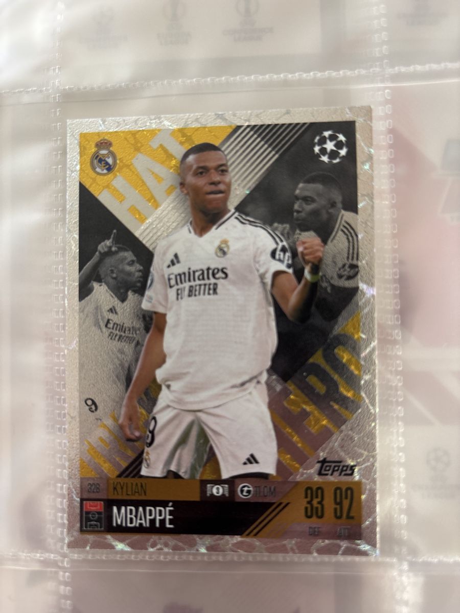 Match Attax Karte: Kylian Mbappé - Real Madrid 2024/2025 (Neu (gemäss ...