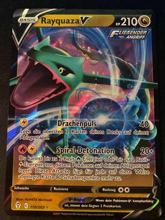 Pokemonkarte Rayquaza V (Neu (gemäss Beschreibung)) in Neuhausen für CHF 8 – mit Lieferung auf ...