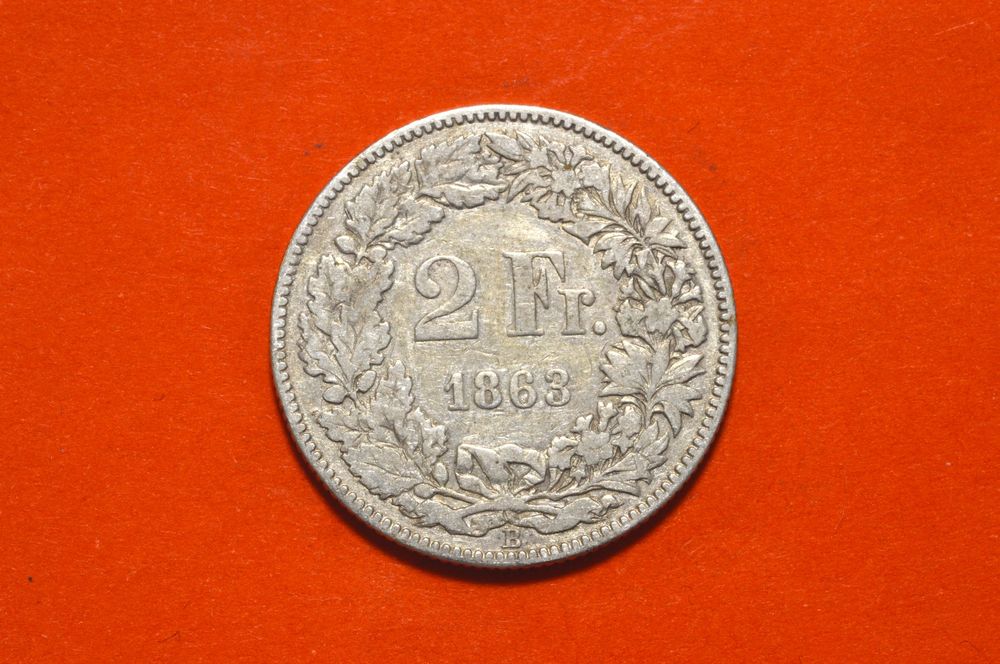 2 Franken 1863 (Gebraucht) in Oberglatt ZH für CHF 88 – mit Lieferung auf Ricardo kaufen