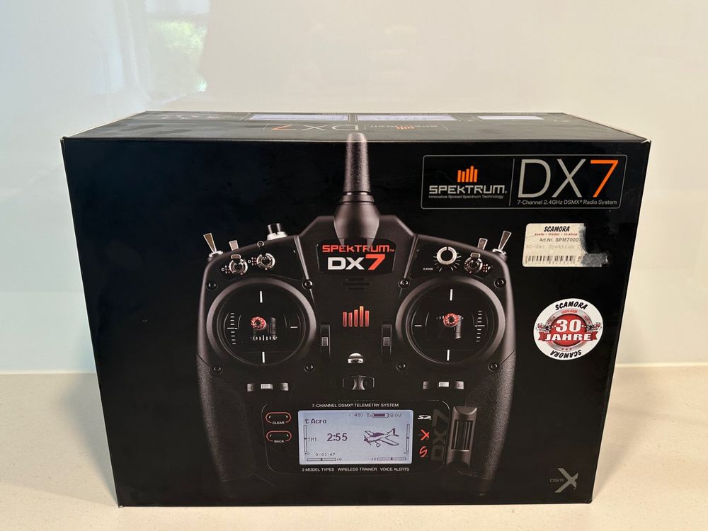 Spektrum DX7 DSMX Sender inkl. AR8000 Empfänger (Gebraucht) in Volketswil für CHF 198 – mit ...