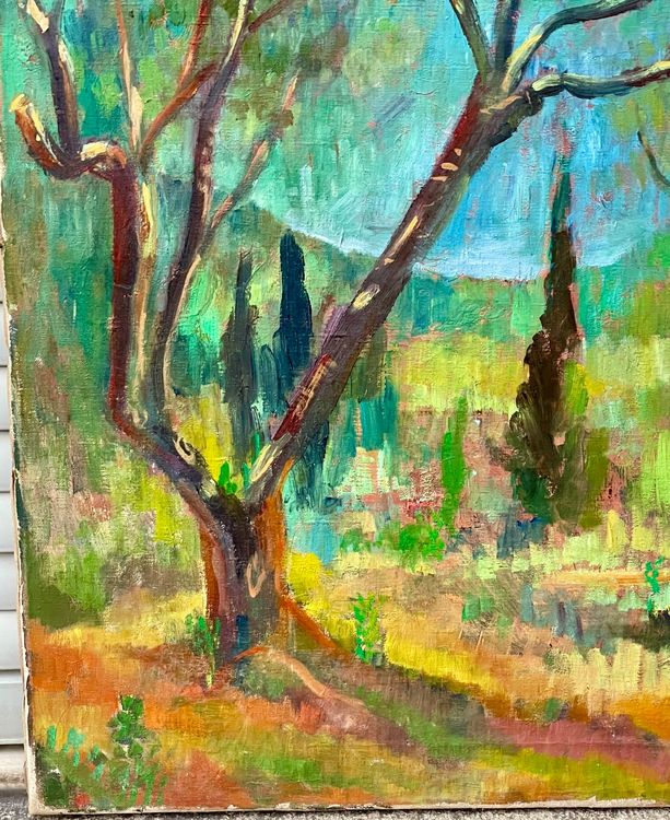 Sinischa Christen (1922-2007) Wald Landschaft Gemälde | Kaufen auf Ricardo