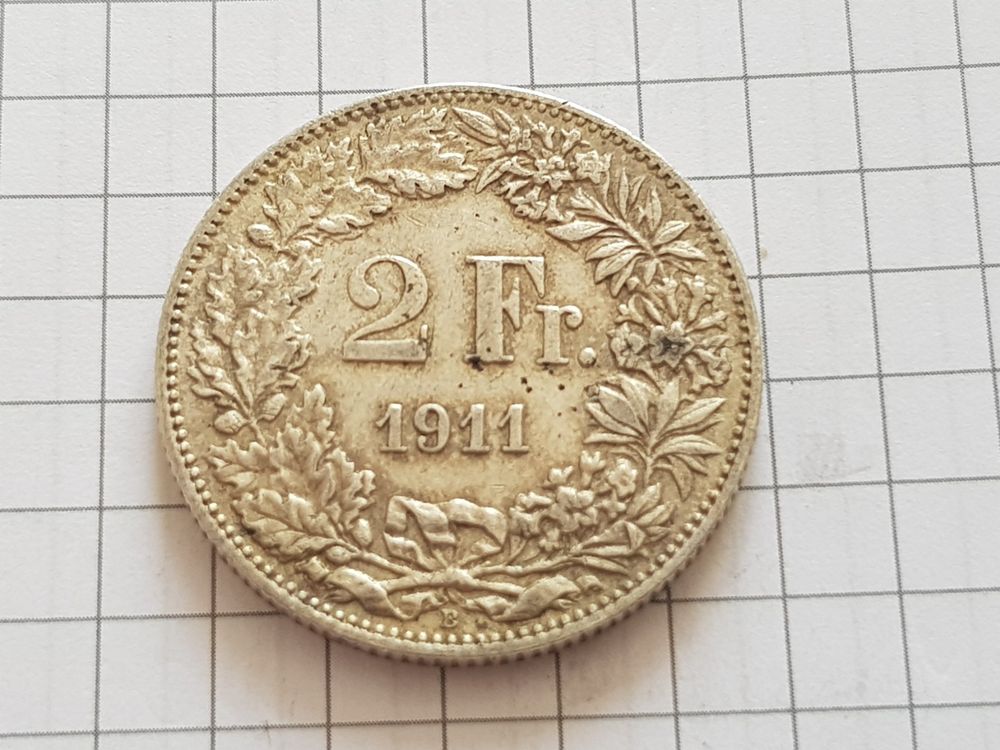 2 franken 1911 sehr schöne (Gebraucht) in Vésenaz für CHF 8.6 – mit Lieferung auf Ricardo kaufen