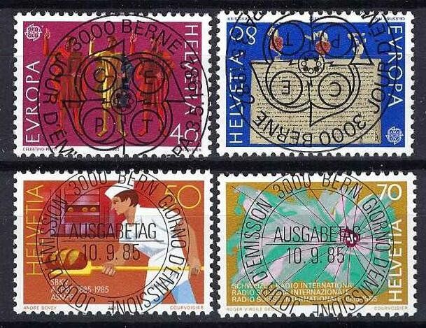 1985 Sondermarken Serie mit ET Vollstempel (Gebraucht) in Hitzkirch für CHF 2 – mit Lieferung ...