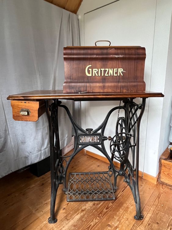 Elegantes Gritzner Nãhmaschine Alt Ebenbild