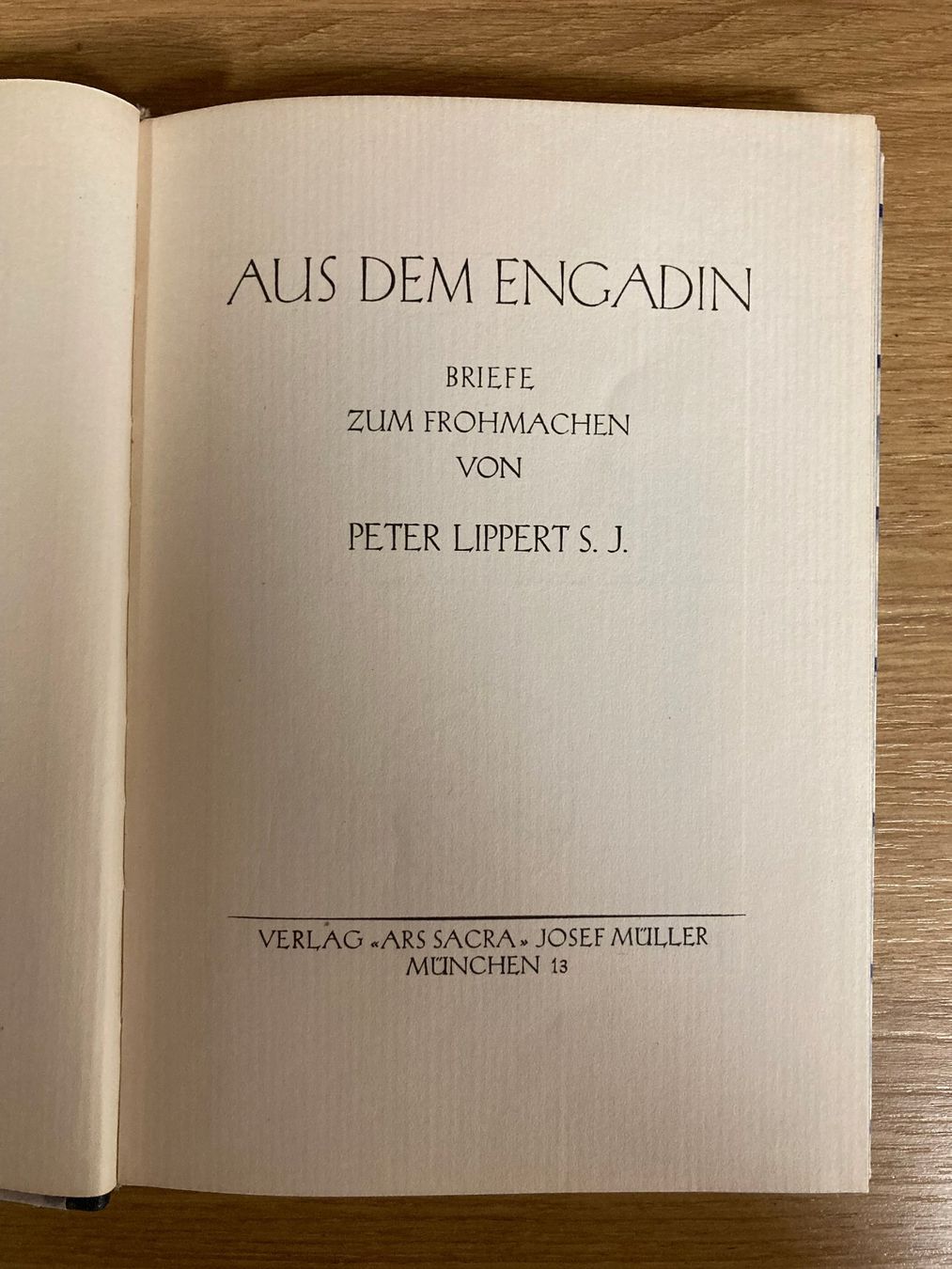 Lippert, Peter, Aus dem Engadin - Briefe zum Frohmachen (Gebraucht) in ...