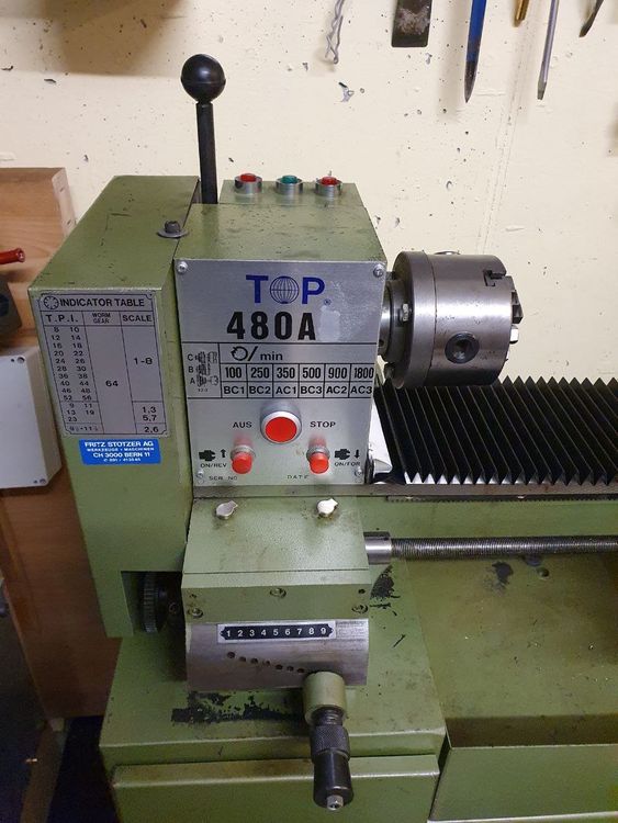 Drehbank Top 480A mit Zubehör (Gebraucht) in Burgdorf für CHF 1290 ...