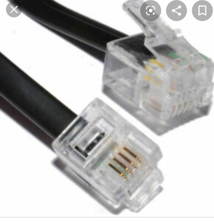 20 Meter Telefonkabel RJ11 auf RJ 11 6P4C (Neu und originalverpackt) in ...