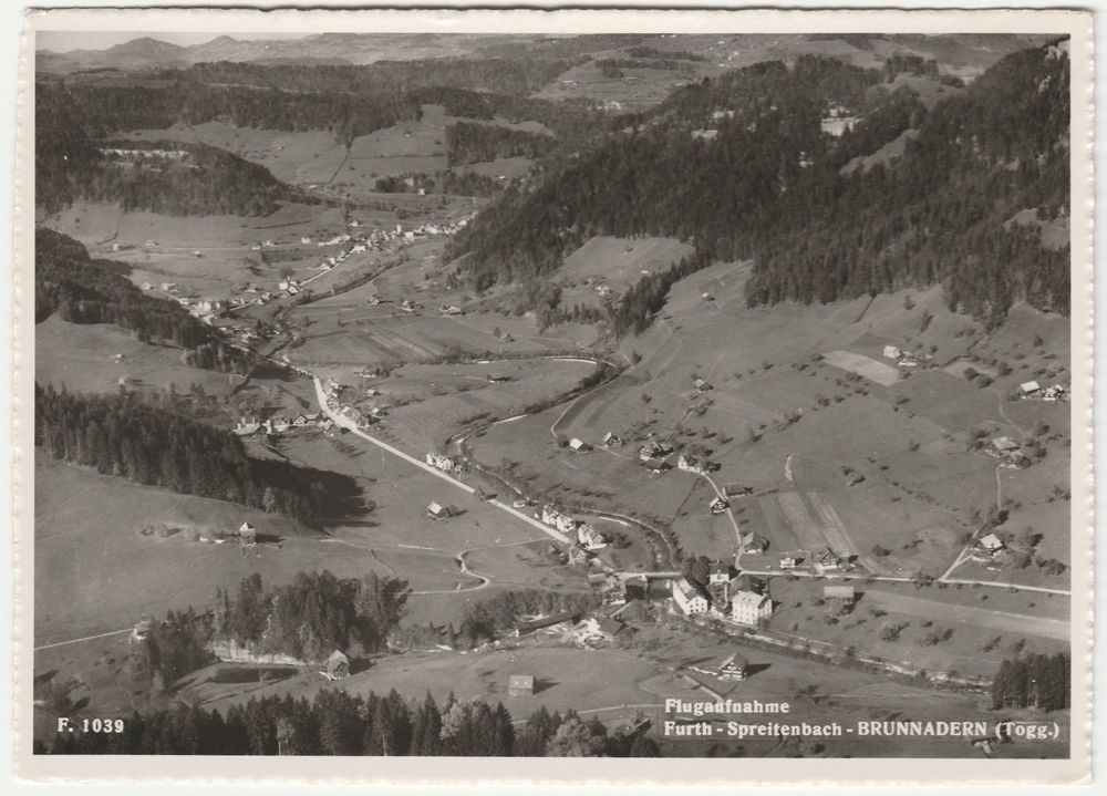 Furth-Spreitenbach-Brunnadern. (Flugaufnahme - 1945) (Gebraucht) in Fällanden für CHF 7.8 – mit ...