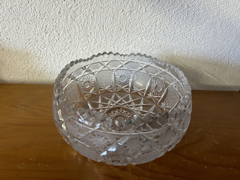 Kristall Glasschale, Schale, geschliffen, Vintage, Deko (Gebraucht) in ...