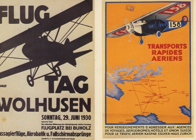 Wolhusen + Zürich 2 Karten Aviatik Plakatsammlung (Gebraucht) in Dallenwil für CHF 4 – mit ...