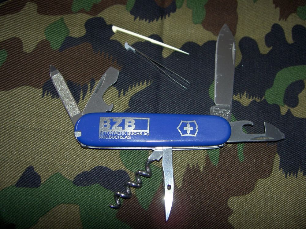 Victorinox Blau Logo "BZB Betonwerk Buchs AG 5033 Buchs AG" | Acheter ...