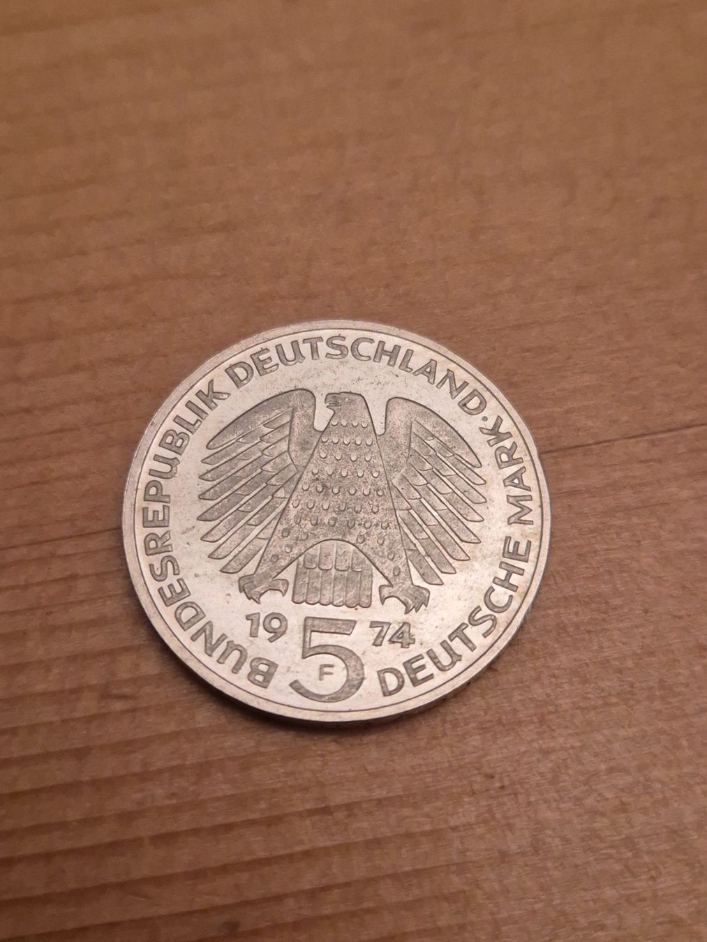 DE-5 D-Mark 1974 F Silber Zustand gemäss Bilder (Gebraucht) in ...