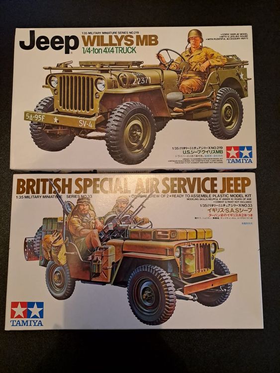 Tamiya Jeep Willys MB & British Special Air Service Jeep | Kaufen auf ...