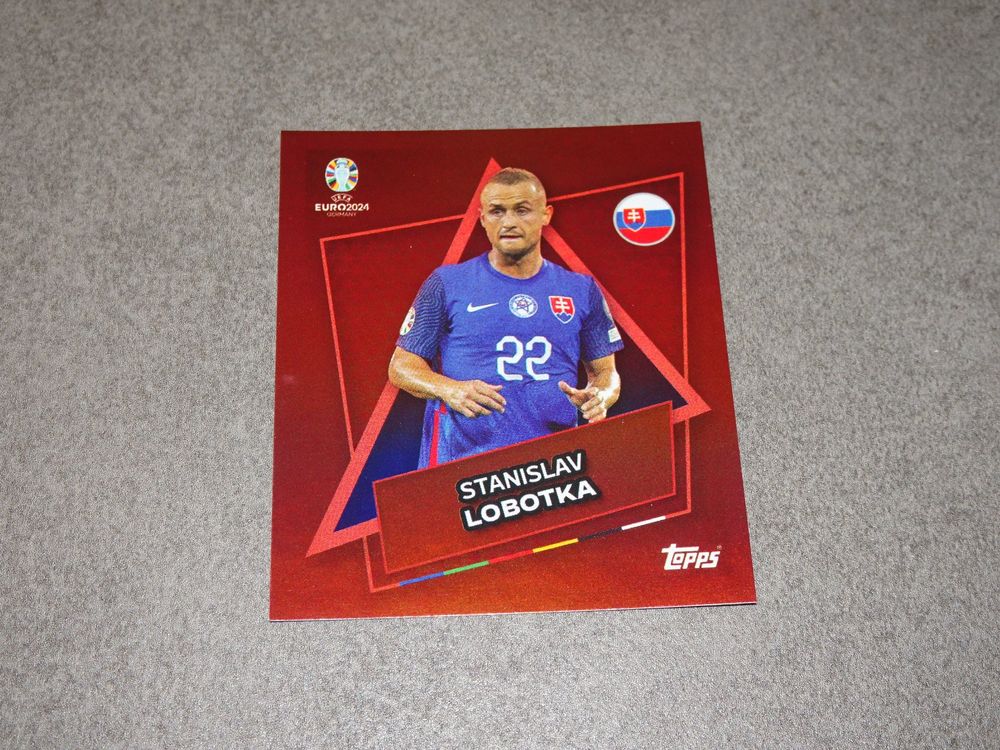 Topps SP Sticker SVK Lobotka ohne Unterschrift, Euro/EM 2024 | Kaufen ...