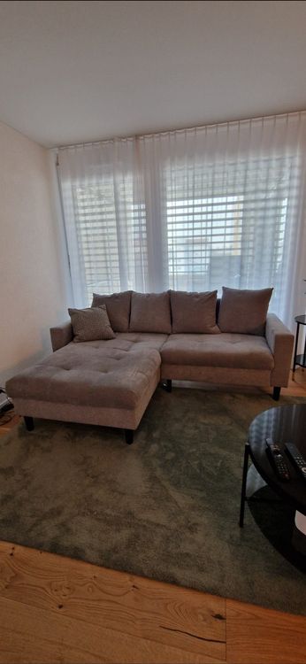 Ecksofa in Grau / Breite/Höhe/Tiefe: 215/92/165 cm (Gebraucht) in Muri ...