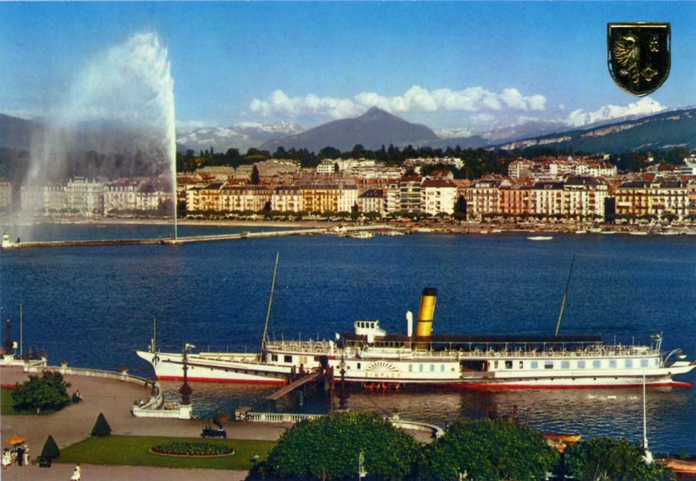 DS Simplon, Raddampfer, Lac Léman, CGN, Dampfschiff, Genève (Gebraucht ...