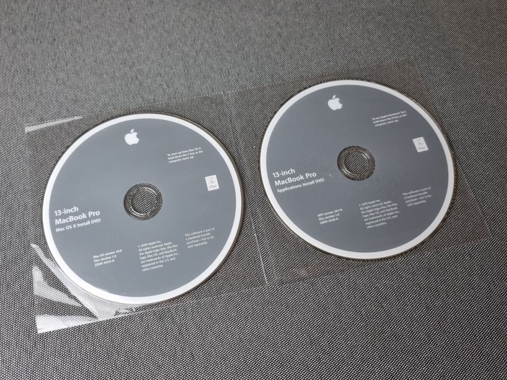 Apple Mac OS X Snow Leopard Install DVD + Apps Install DVD (Gebraucht ...