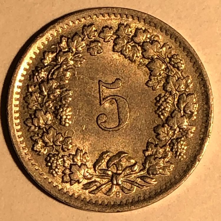 5 Rappen 1963 (Gebraucht) in Wettingen für CHF 1 – mit Lieferung auf ...