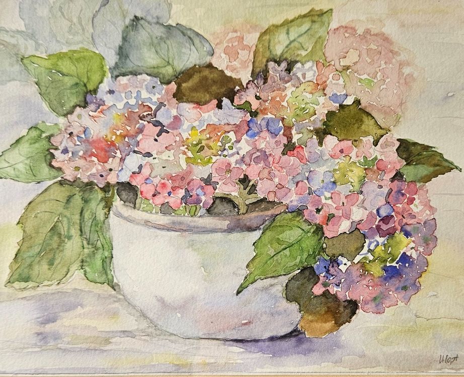 Aquarelle signée Copt | Kaufen auf Ricardo