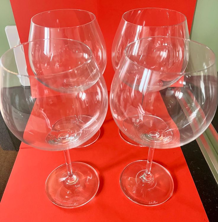 4er Set Rotweingläser Lisa Mori / Burgund / Pinot-Noir (Gebraucht) in ...