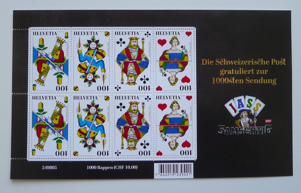 2025, Samschtig Jass Spezialbogen, geringe Auflage | Kaufen auf Ricardo