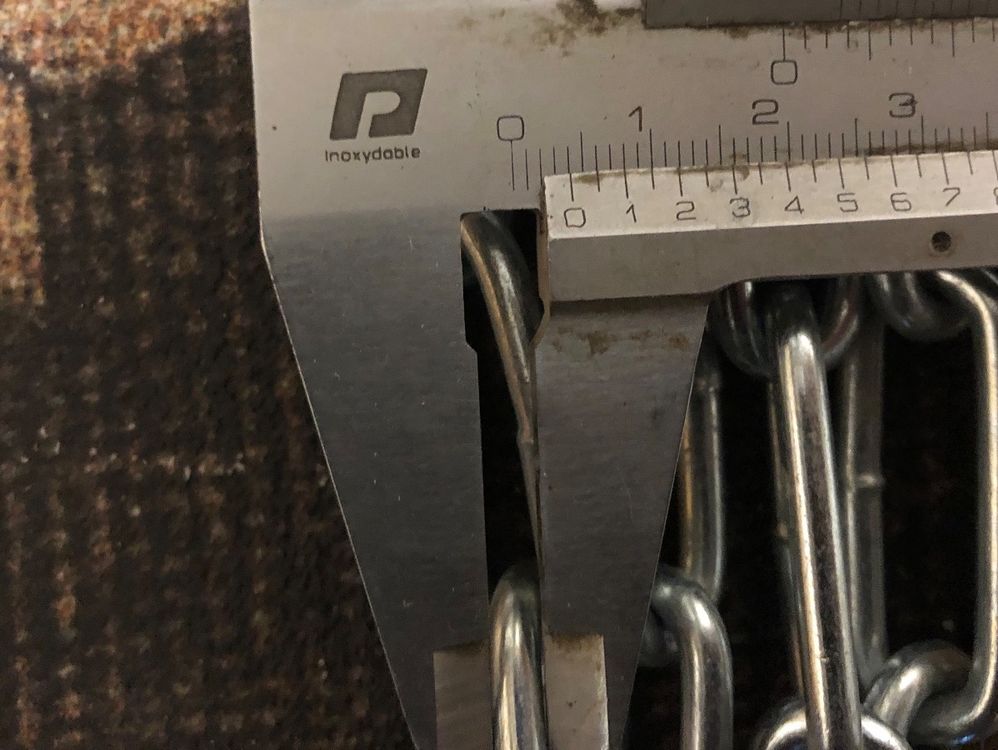 Metallkette Eisen verzinkt (Gebraucht) in Niederrohrdorf für CHF 5 – mit Lieferung auf Ricardo ...