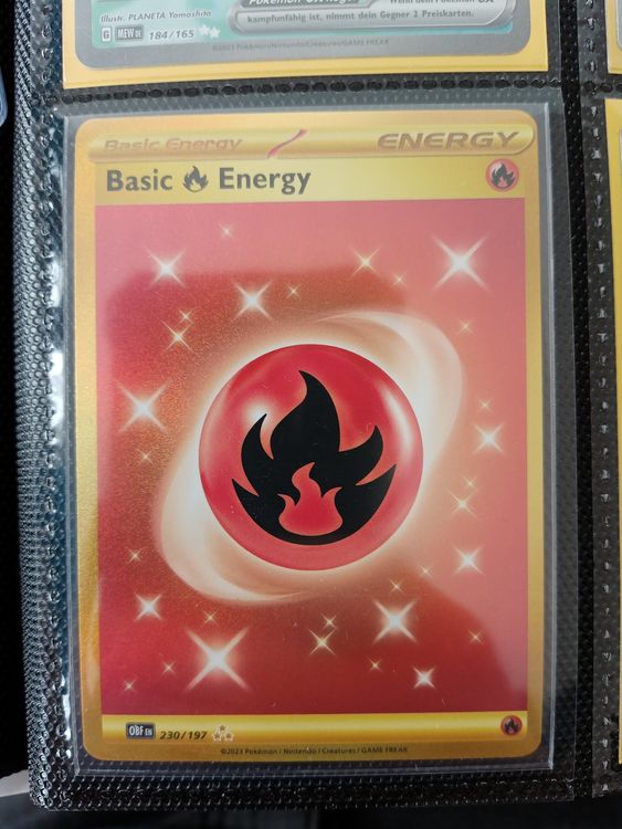 Fire Energy Gold Card Feuer Gold - Obsidian Flames (Gebraucht) in ...