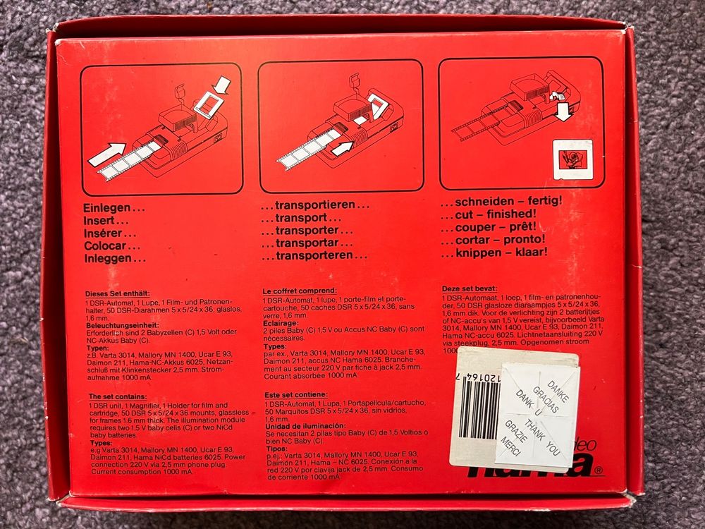 HAMA DSR System für Dias (Gebraucht) in Rothrist für CHF 10 – mit ...